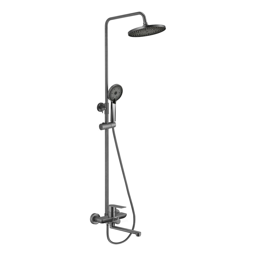 Душевая система Fmark FS8845-25Q, графит
