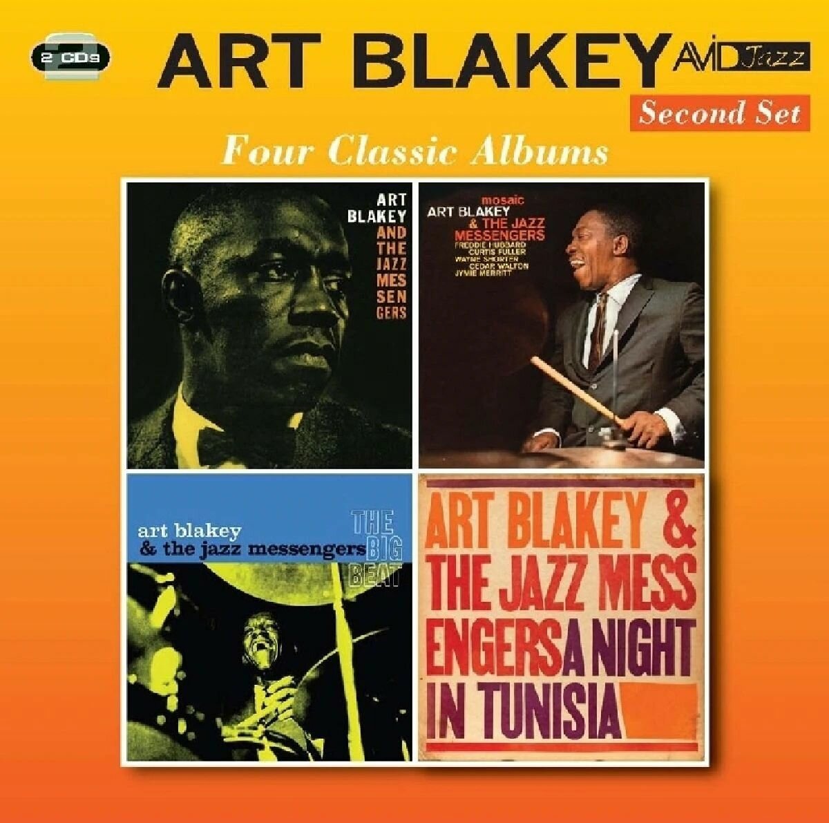 CD диск Art Blakey - Moanin'/ Mosaic/ The Big Beat/ A Night In Tunisia) (2CD) 2017