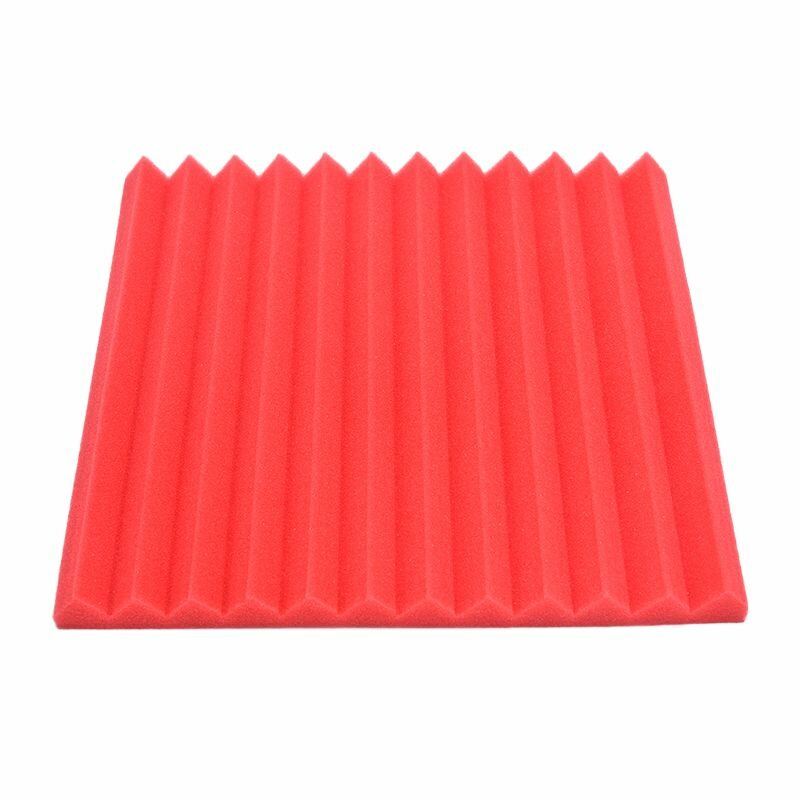 12 слотов 30*30*2,5 см высокой плотности огнестойкий звукопоглощающий хлопок