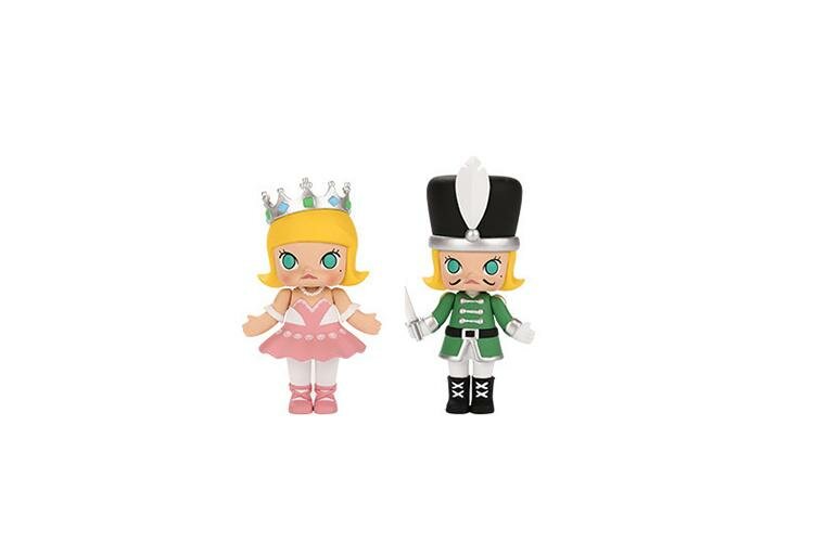 Конструктор POP MART Молли Ху Тао Коллекция Кламп Загадочные боксы, Confirmed model - sugar plum fairy powder + soldier green (unboxing and unpacking)