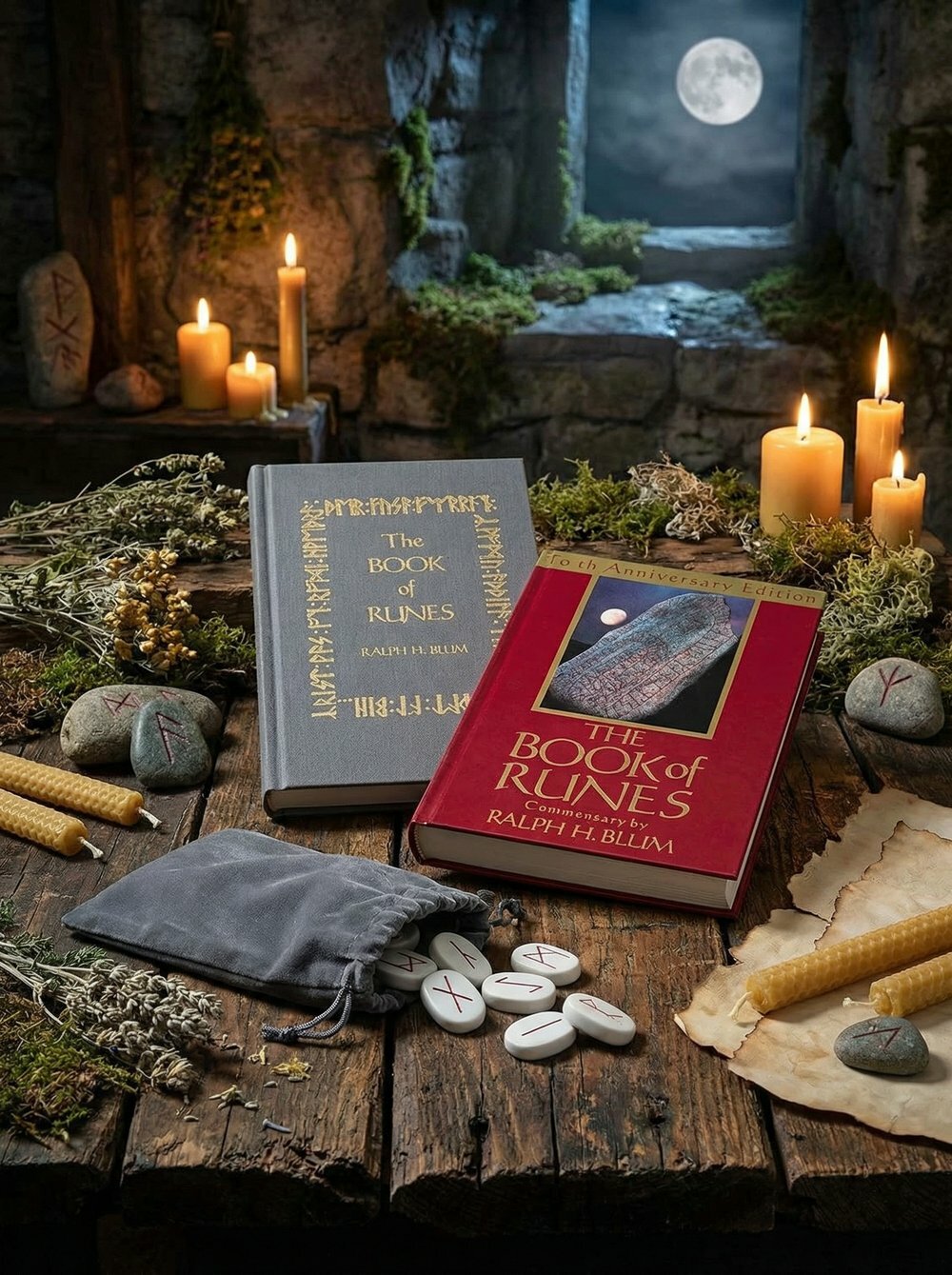 Карты Таро "Book of Runes Set" US Games / Набор "Книга рун" 63390 US Games Systems