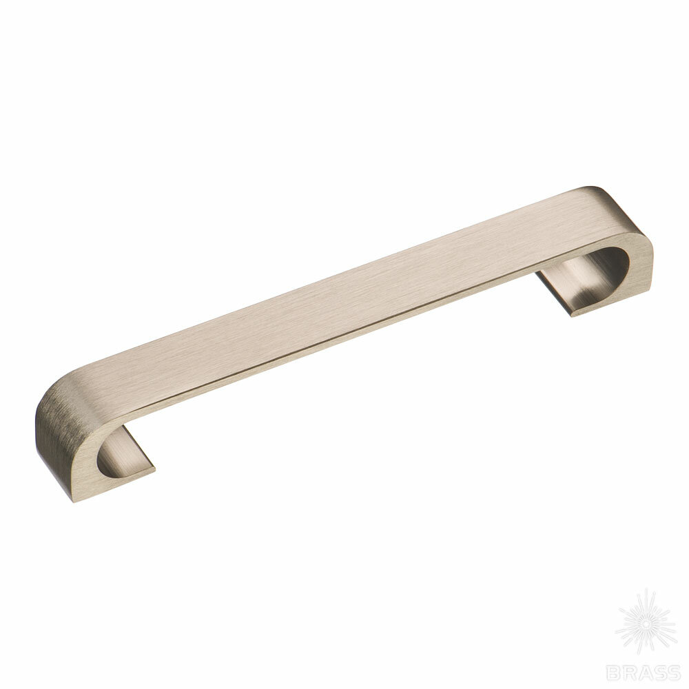 Ручка скоба модерн, никель 160 мм, 6553 0160 NB, Турция, 1 шт.