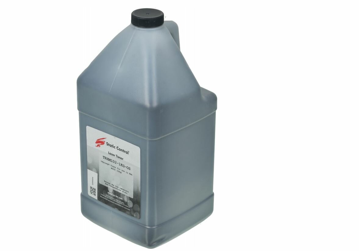 Тонер Static Control TRHM102, для HP LJ, для лазерных принтеров, 1 кг, чёрный