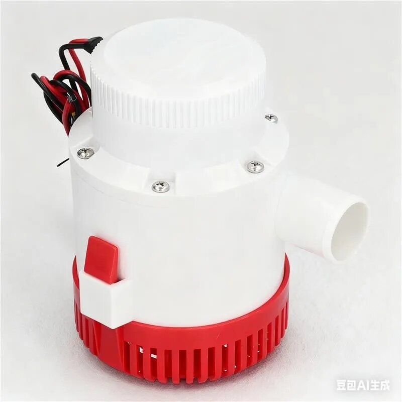 Большой трюмный насос Противоударный антикоррозийный погружной насос для дренажа обеспечивает мощность ,24 В постоянного тока со скоростью,3700 галлонов в час