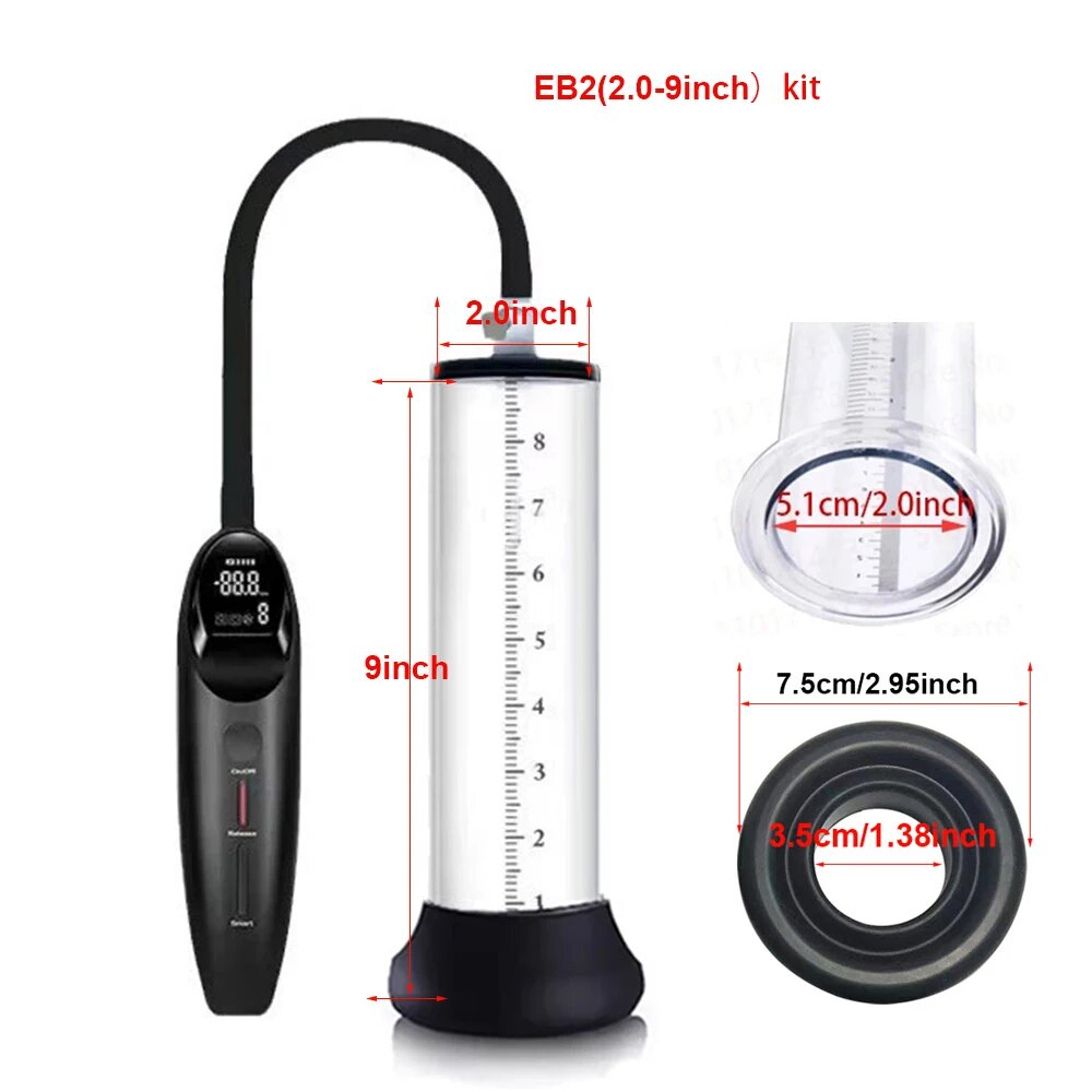Вакуумный насос для пениса EB2(2.0-9inch)kit