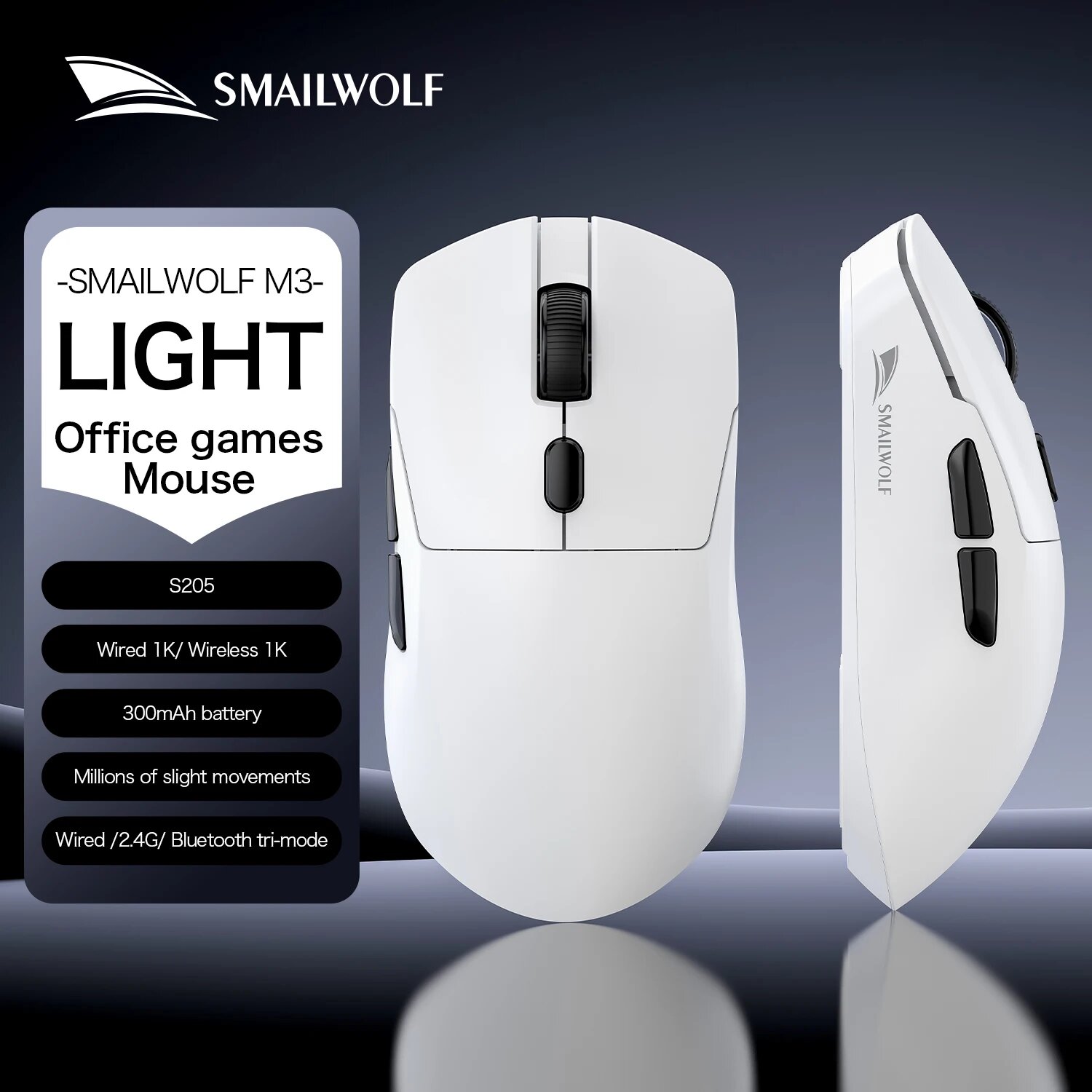 Беспроводная игровая мышь SMAILWOLF M3