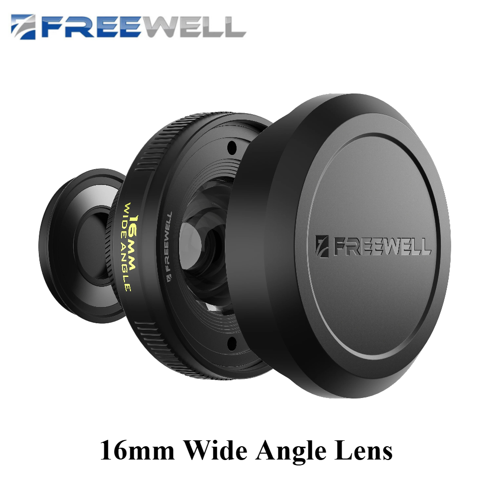 Freewell 16mm Wide Angle Lens, Аксессуары для фотосъемки, позволяющие достичь сверхширокого угла обзора в 105 градусов
