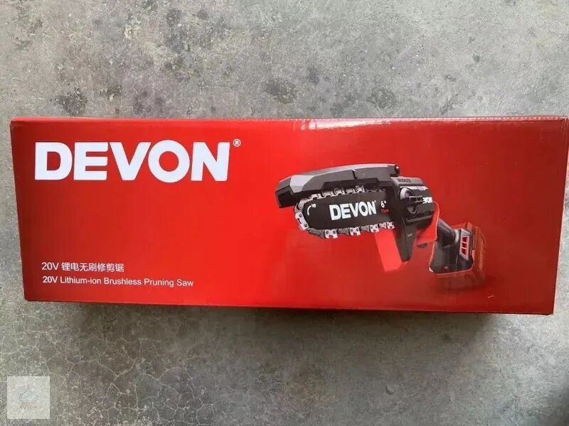 DEVON 20V Бесщеточная литиево - электрическая цепная пила 4559