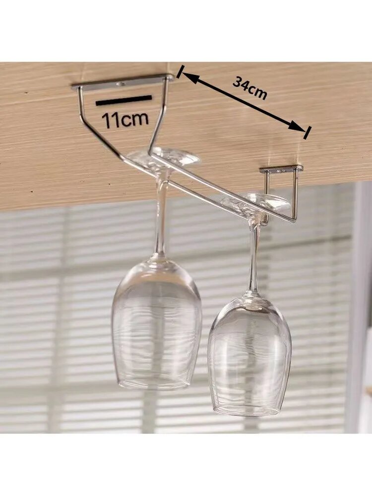 Полка для барной стойки Настенная Прямая, 10.8х34х5 см