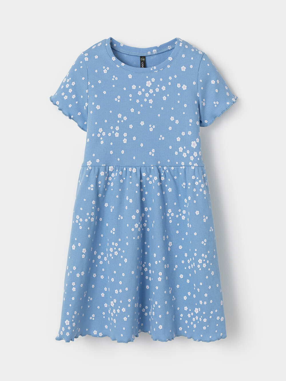 Платье трикотажное с принтом для девочек