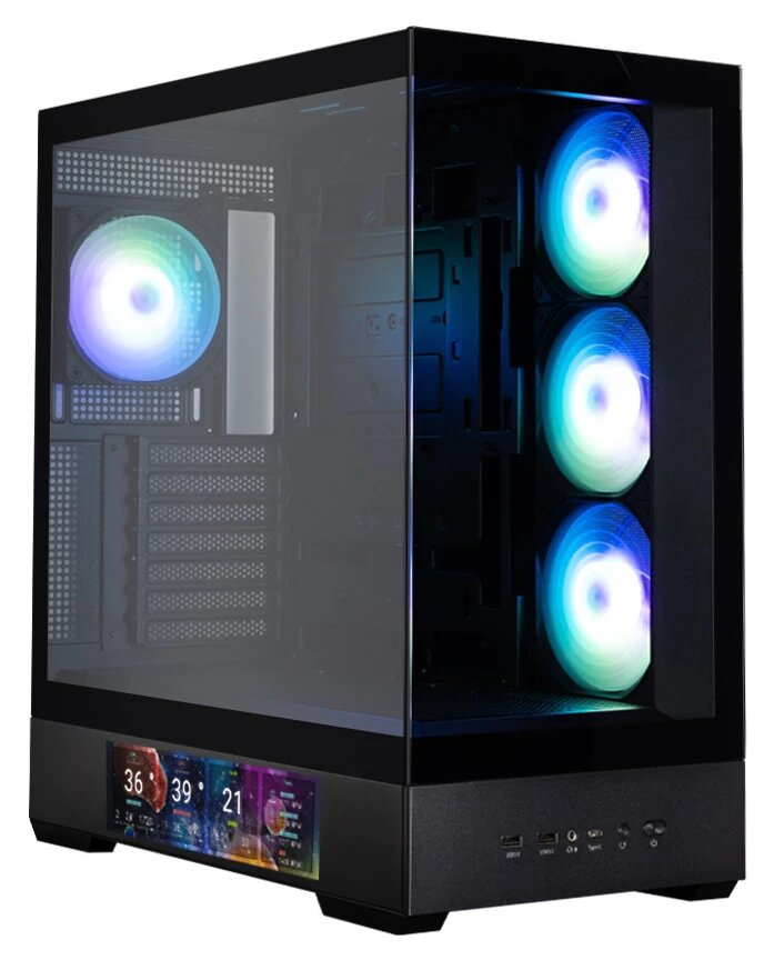 P40 DS BLACK / ATX Zalman P40 DS, без БП, черный (p40 ds black)