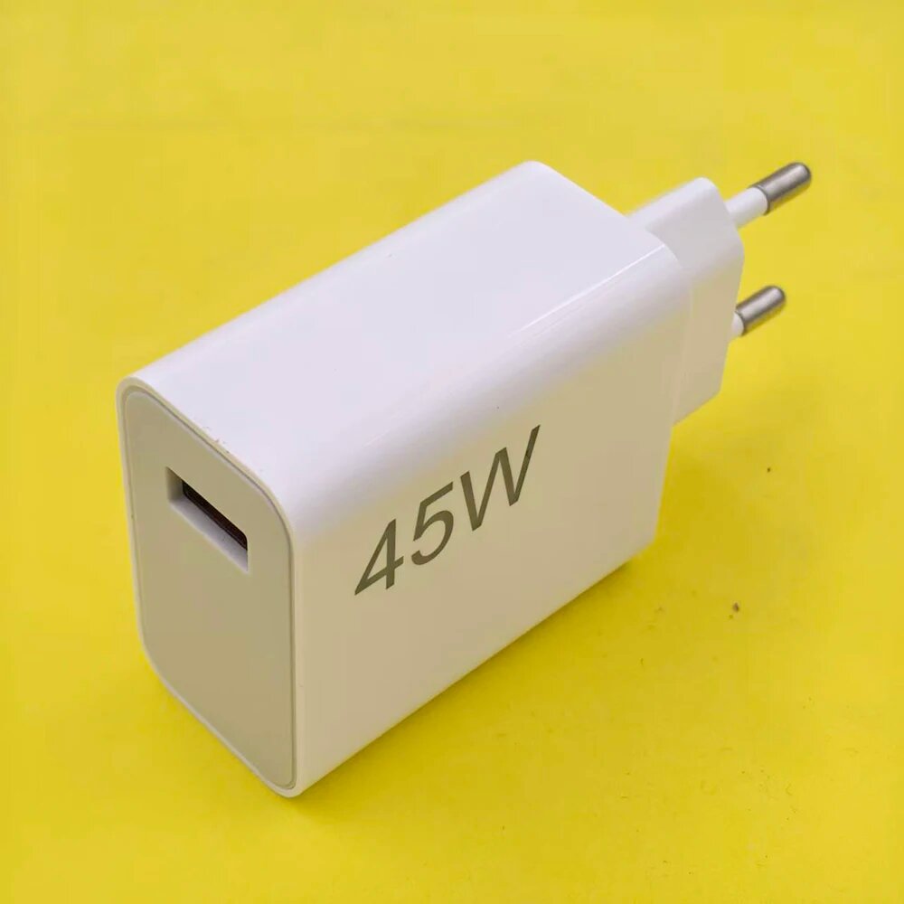 Зарядное устройство Xiaomi 45W EU, быстрая зарядка Turbo Charge, адаптер с кабелем Only EU charger