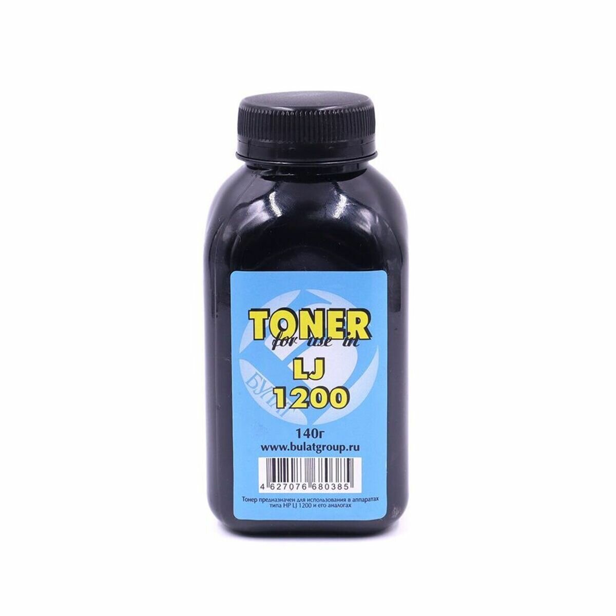 Тонер булат для HP LJ 1200 (Чёрный, банка 140 г)