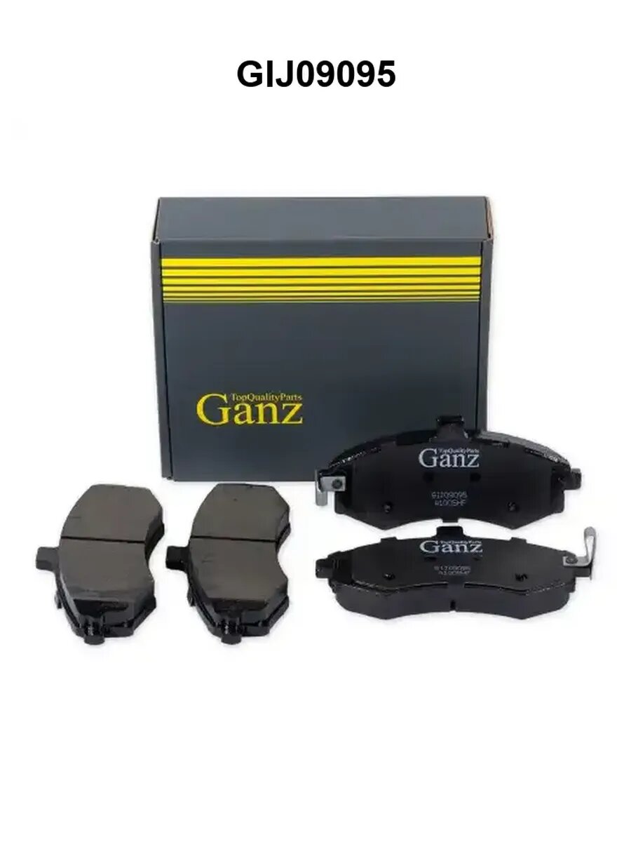 GIJ09095, Колодки тормозные дисковые GANZ
