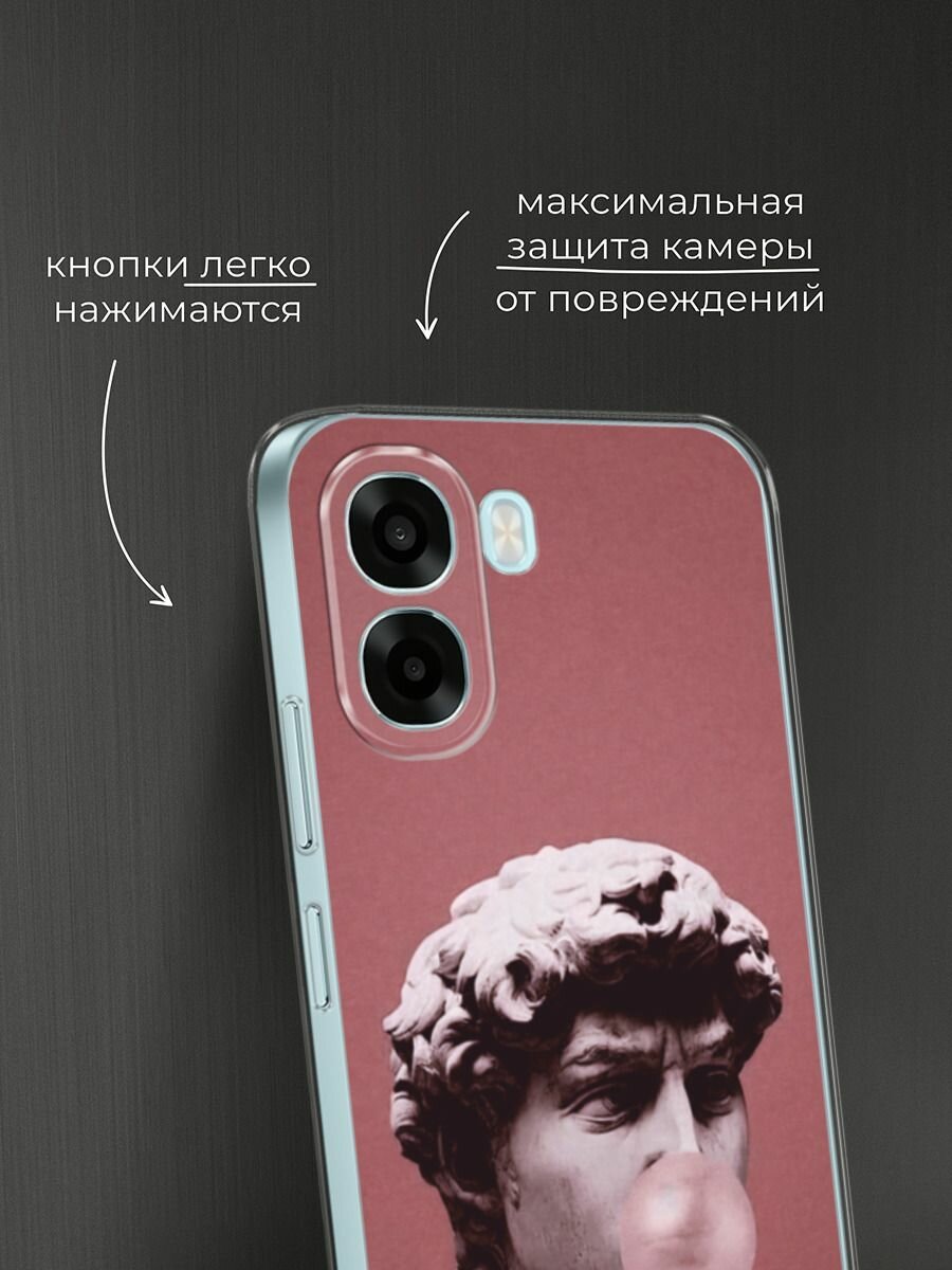 Силиконовый чехол на Oppo A6x / Оппо A6x с принтом Modern David — фото 1