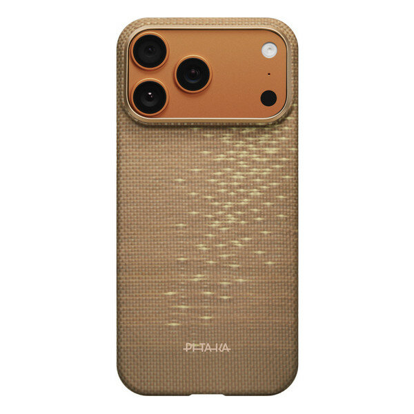 Чехол Pitaka Edge (Ultra-Slim) Case для iPhone 17 Pro Max 6.9" (KI1707AG) Golden Glint