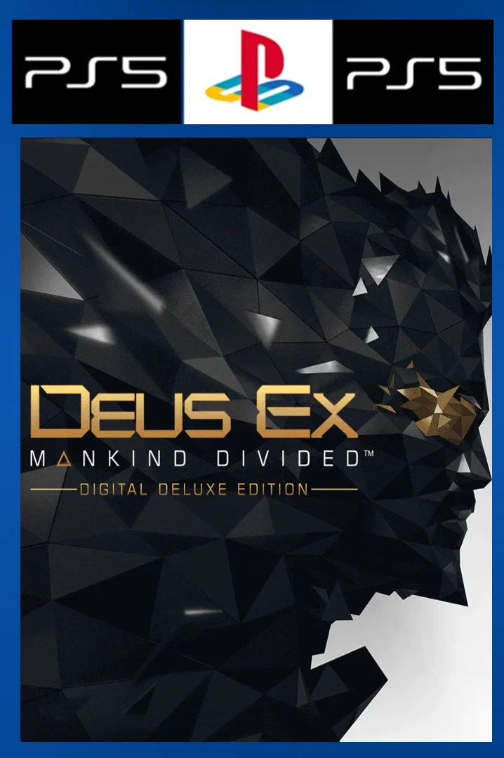 Игра Deus Ex: Mankind Divided Deluxe Edition для Playstation 5, Русская озвучка, Цифровая версия