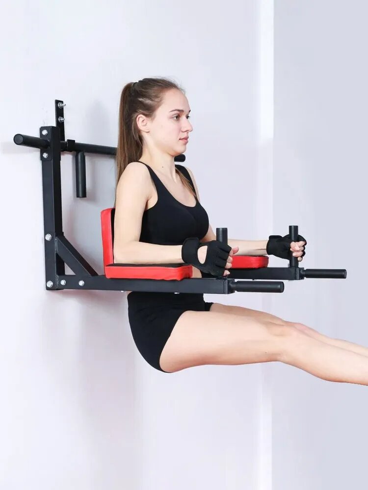 Настенный турник для дома, с мягкими подушками для комфорта и работы с прессом