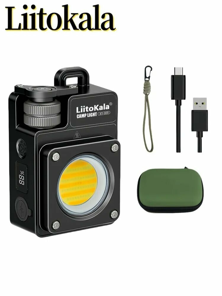 ЬТактический фонарь YinNuo MINI3-PRO — яркий, для палаток и кемпинга
