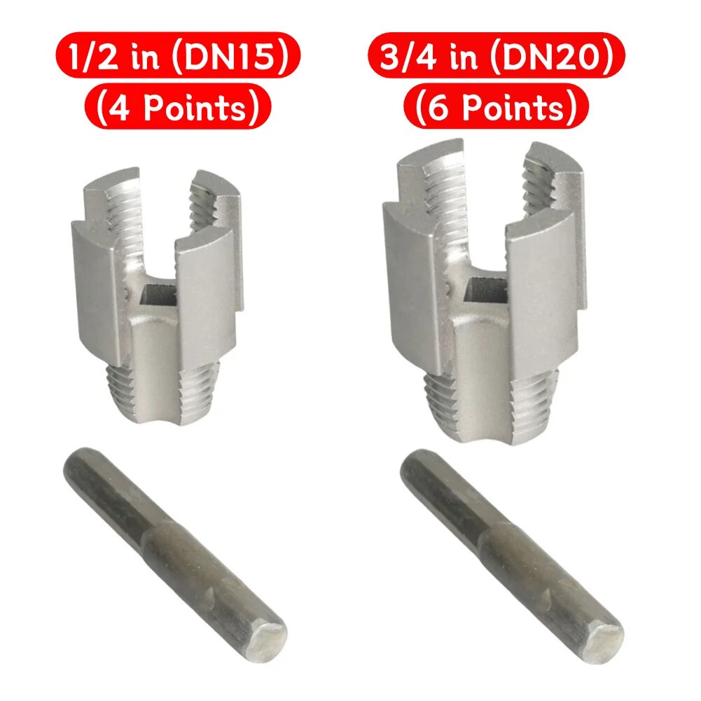 Инструмент для нарезки резьбы на трубы 2-в-1 DN15 and DN20