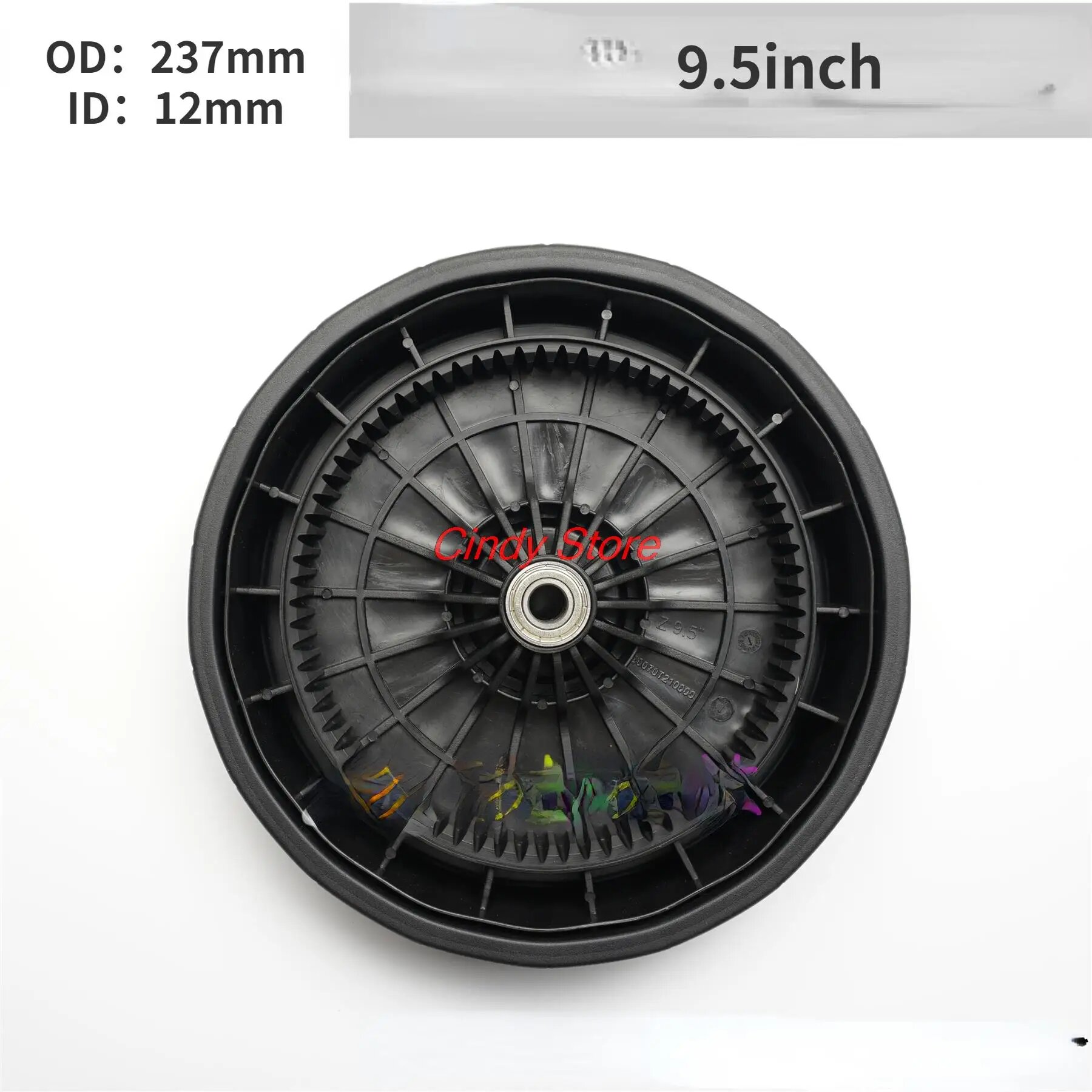 Колесо газонокосилки 7/8/9.5/10/12 дюймов I-OD237mm ID12mm