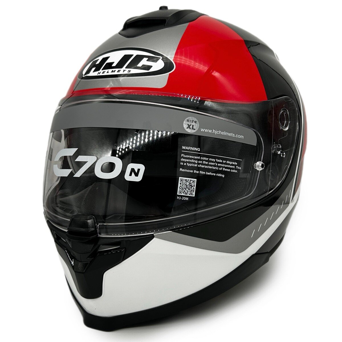 Мотошлем HJC C-70N ALIA MC1. M. Черный-красный