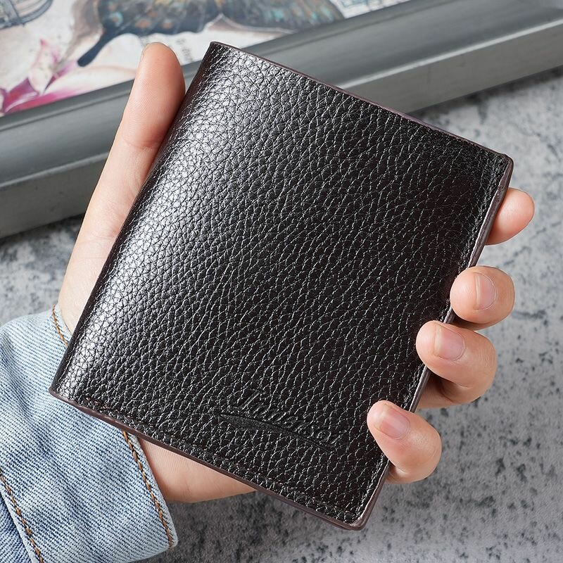 ZY Кошелек Длинный Молния ПУ Кожа Цветной RFID