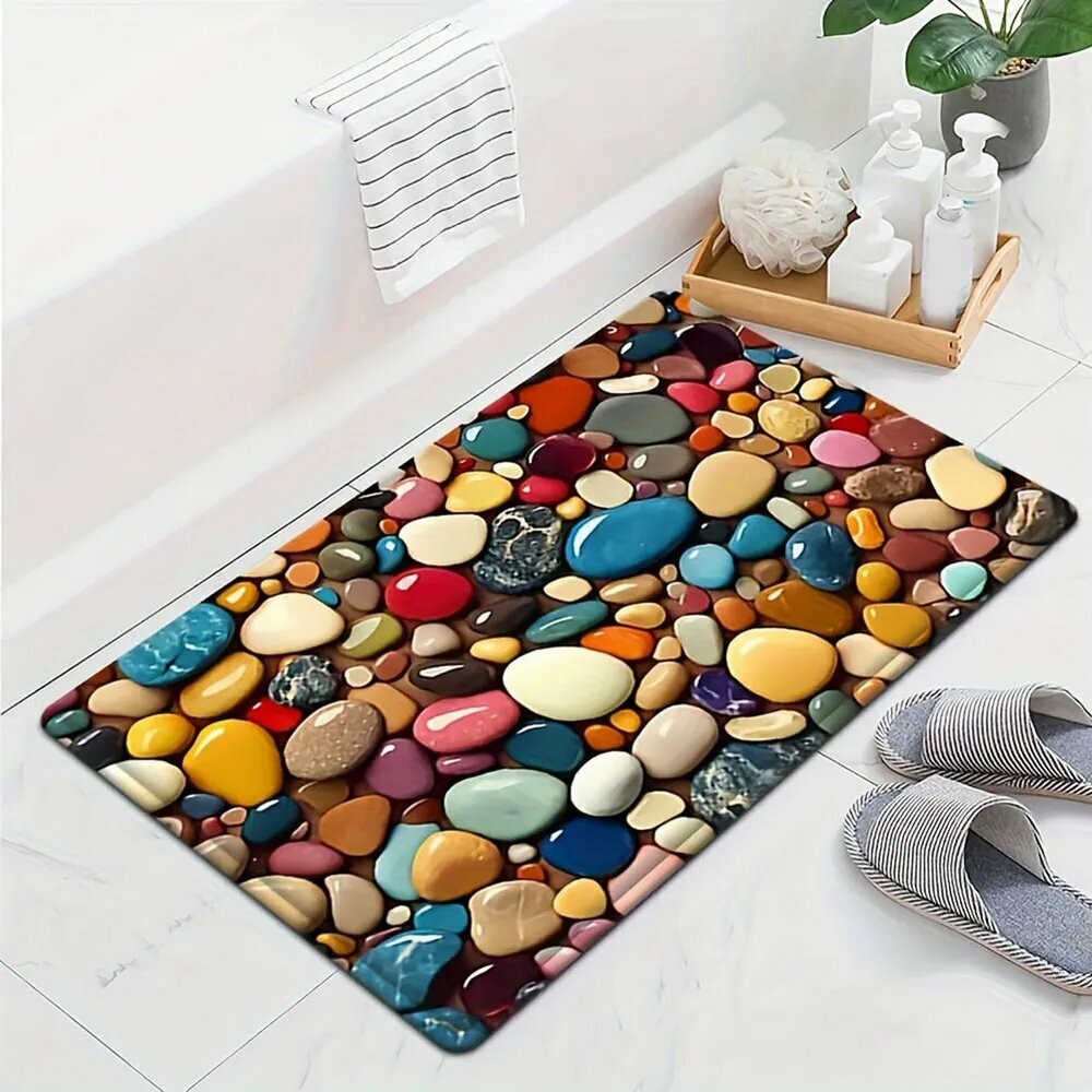Коврик для ванной камушек 50x80 см
