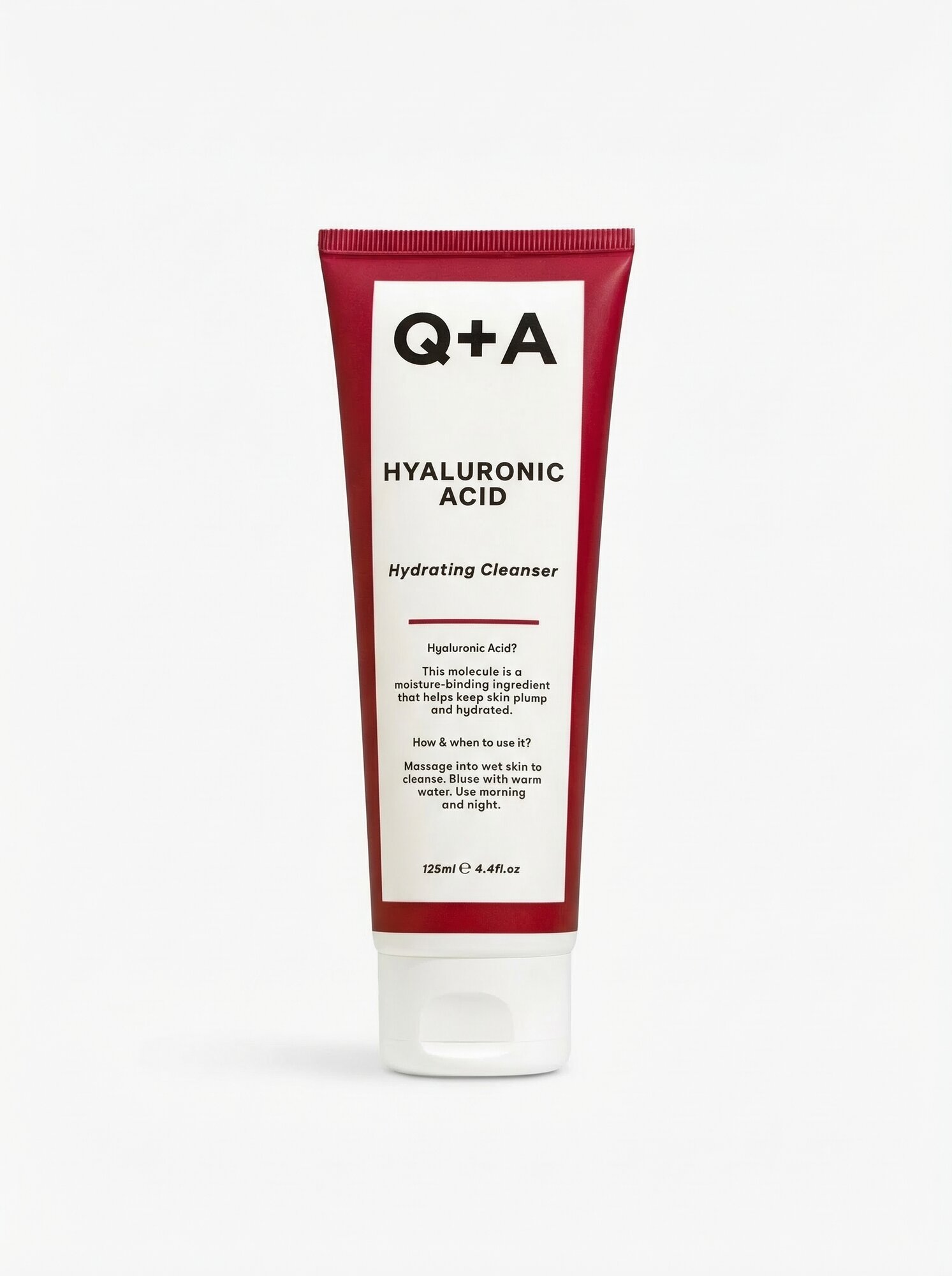 Очищающий гель Q+A Hyaluronic Acid, с гиалуроновой кислотой, для всех типов кожи