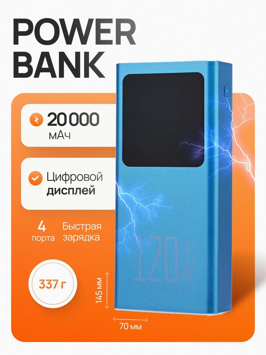 Внешний аккумулятор 20000 mAh