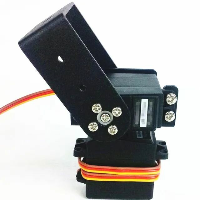 Сервоприводы Hobbyangel 2 DOF для Arduino + длинный сервопривод U-типа, черно-серый