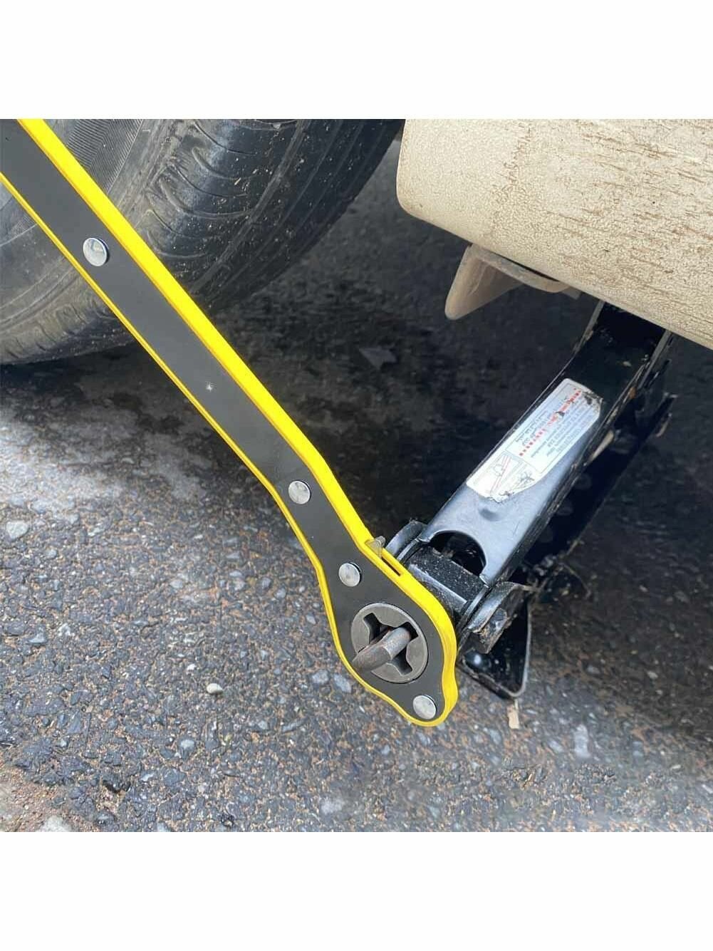 Ключ трещотка для домкрата ромбического с