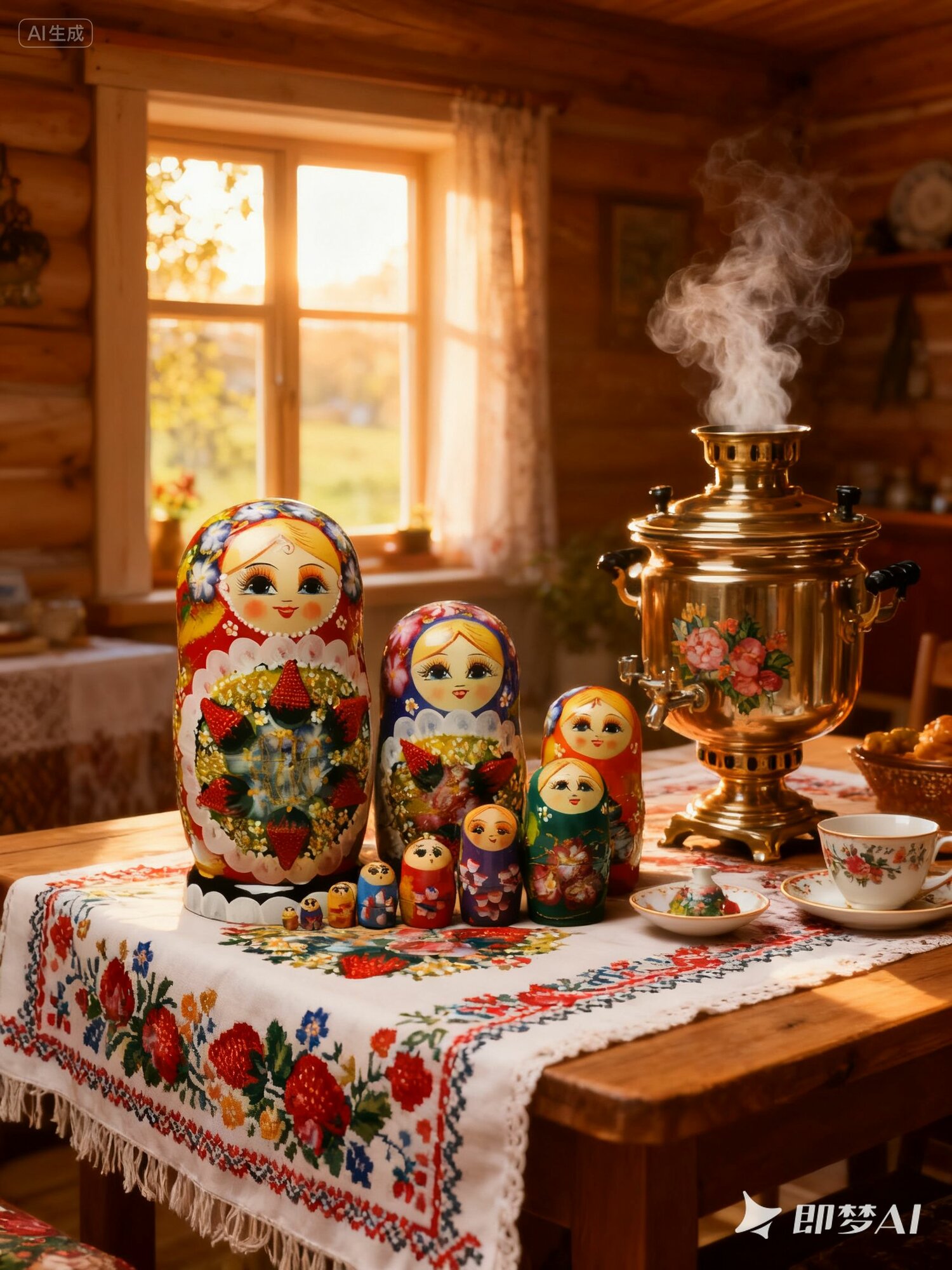 Матрешка Деревянная 10 Штук