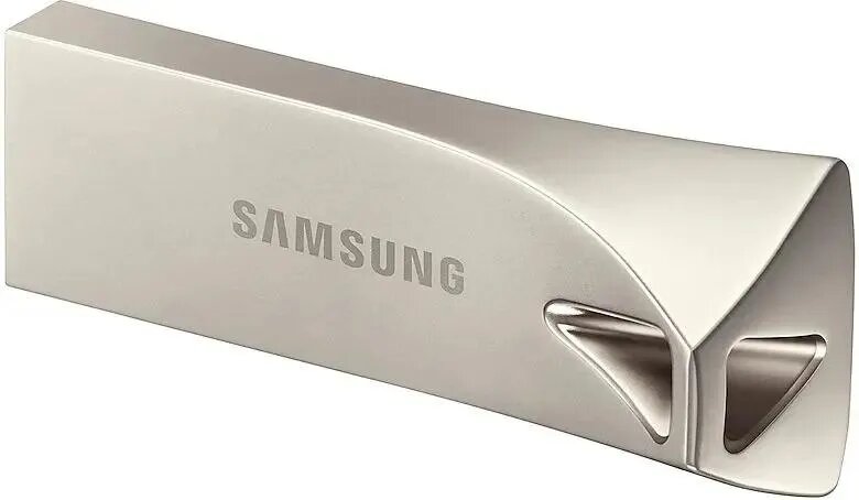 Флешка (flash-накопитель) Samsung BAR Plus, 32 ГБ, USB 3.1, серебристый металл