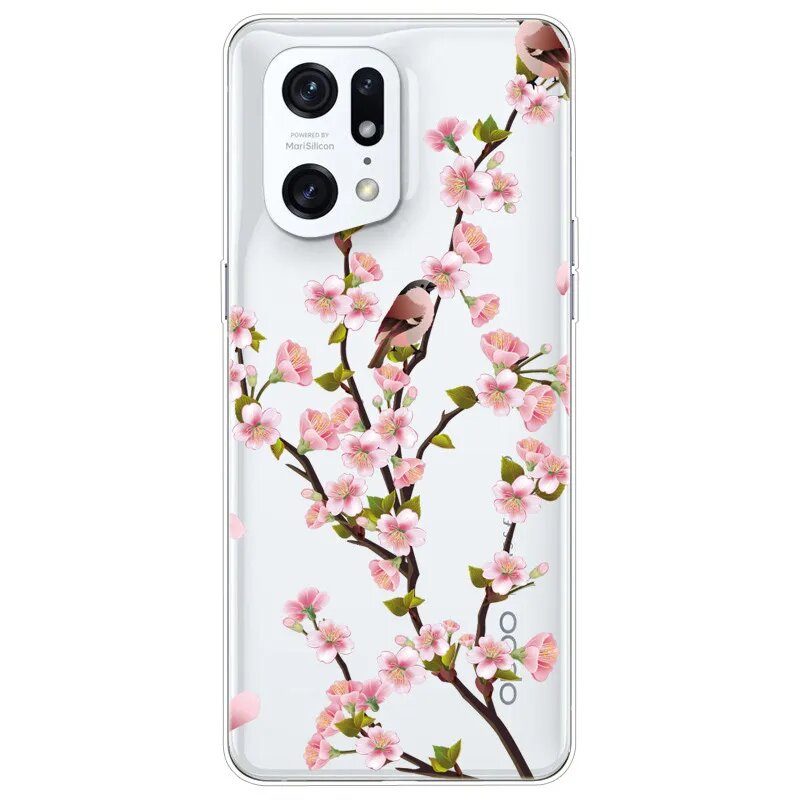 Чехол для OPPO Find X5, FindX5Pro, прозрачный, милый, мягкий, из ТПУ, силиконовый, для Oppo Find X5 Pro 5G, прозрачный бампер, чехол для телефона, очаровательный.