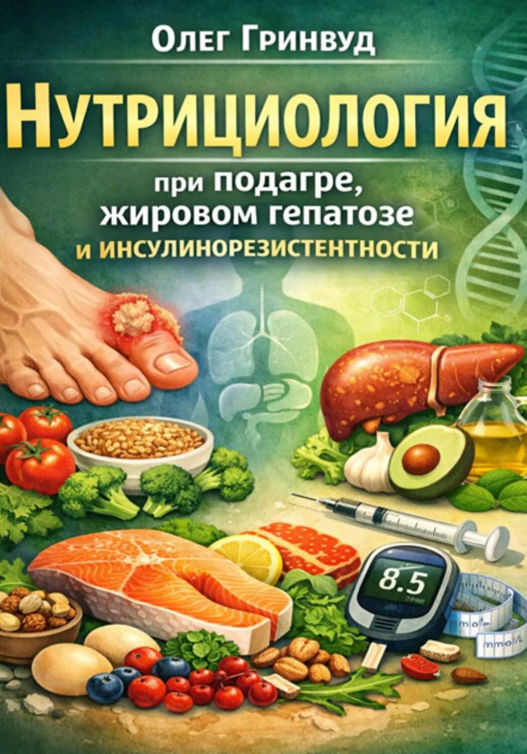 Нутрициология при подагре, жировом гепатозе и инсулинорезистентности [Цифровая книга]