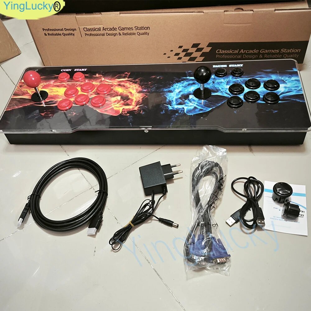 Аркадный джойстик Pandora Box 30000 в 1, EU Plug, OS 30000 IN 1--A