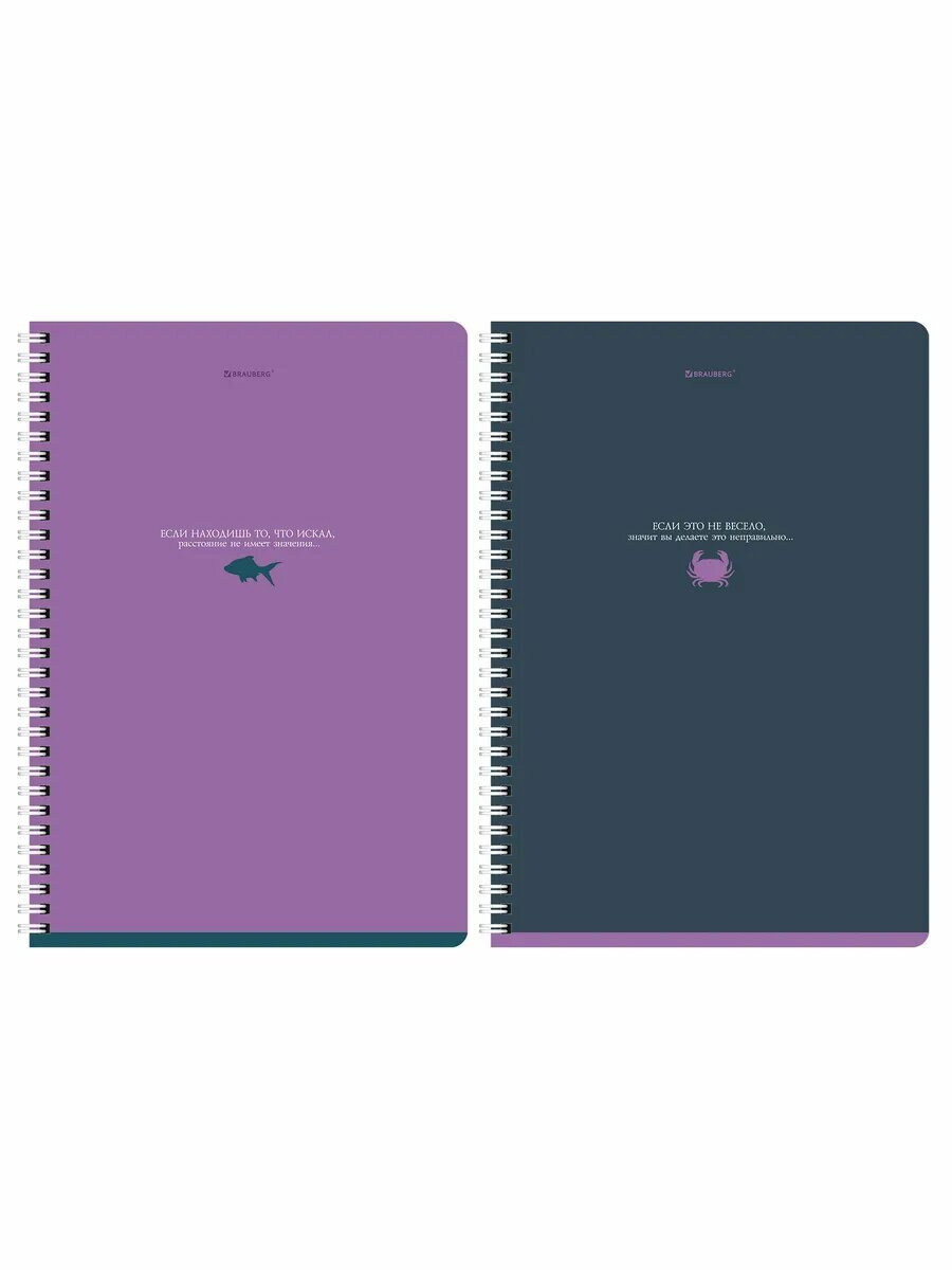 Тетради А4 96 листов в клетку на гребне 2 шт