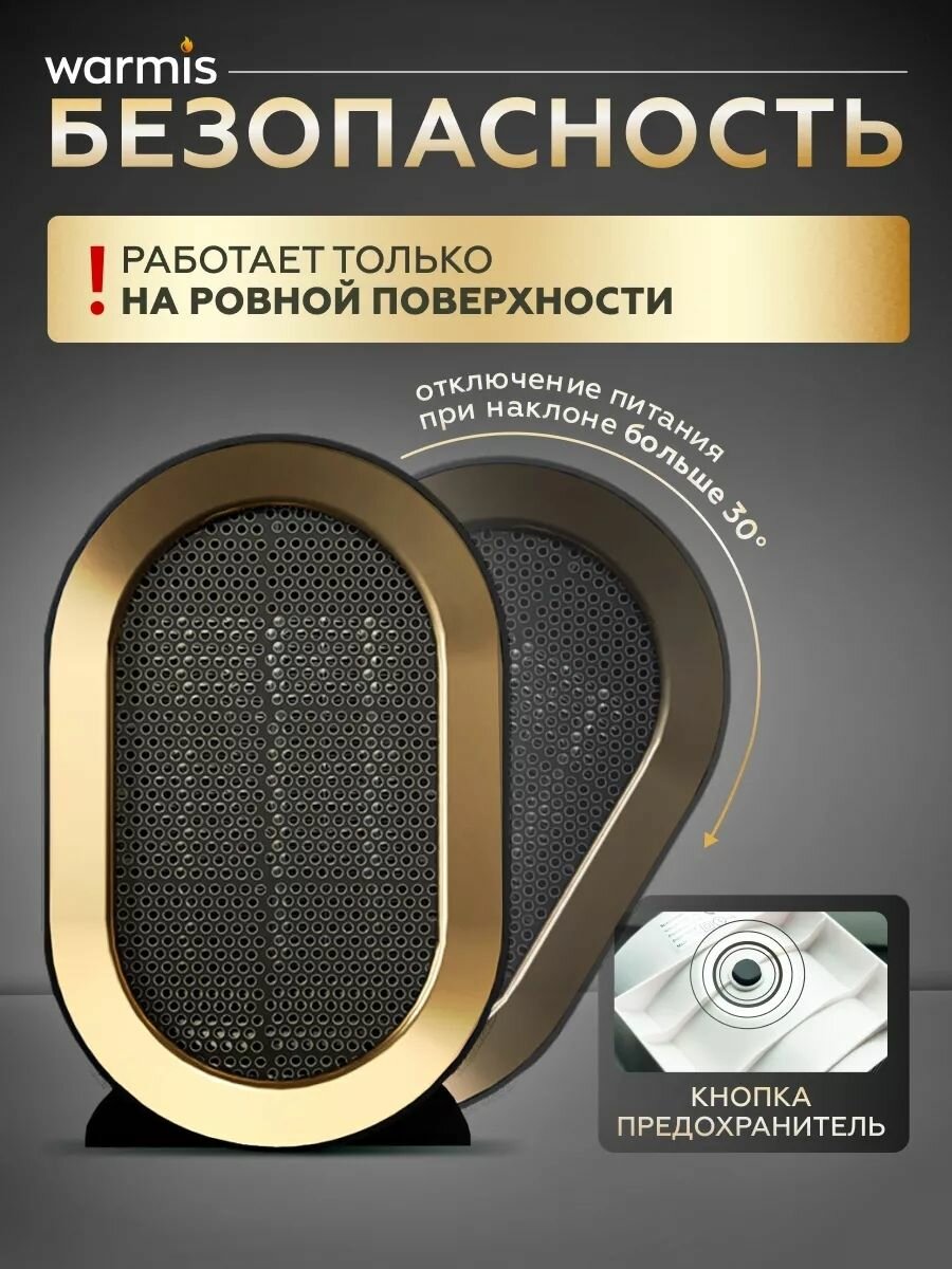 Обогреватель тепловентилятор РТС 1200Вт — фото 1
