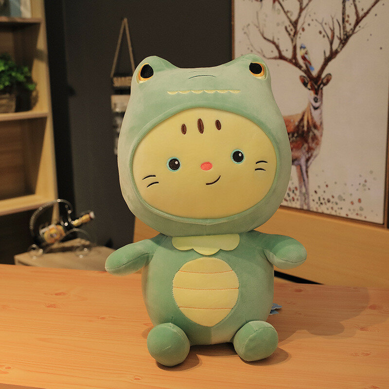 Soft and cuddly кот мягкая игрушка 45см светло-зеленый из пп хлопка для праздника