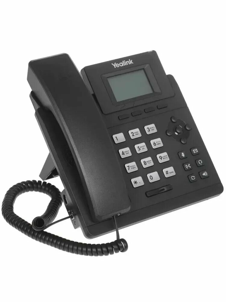 Телефон-IP Yealink SIP-T30 проводной 1Line, LCD-экран, конференция до 5-х участников