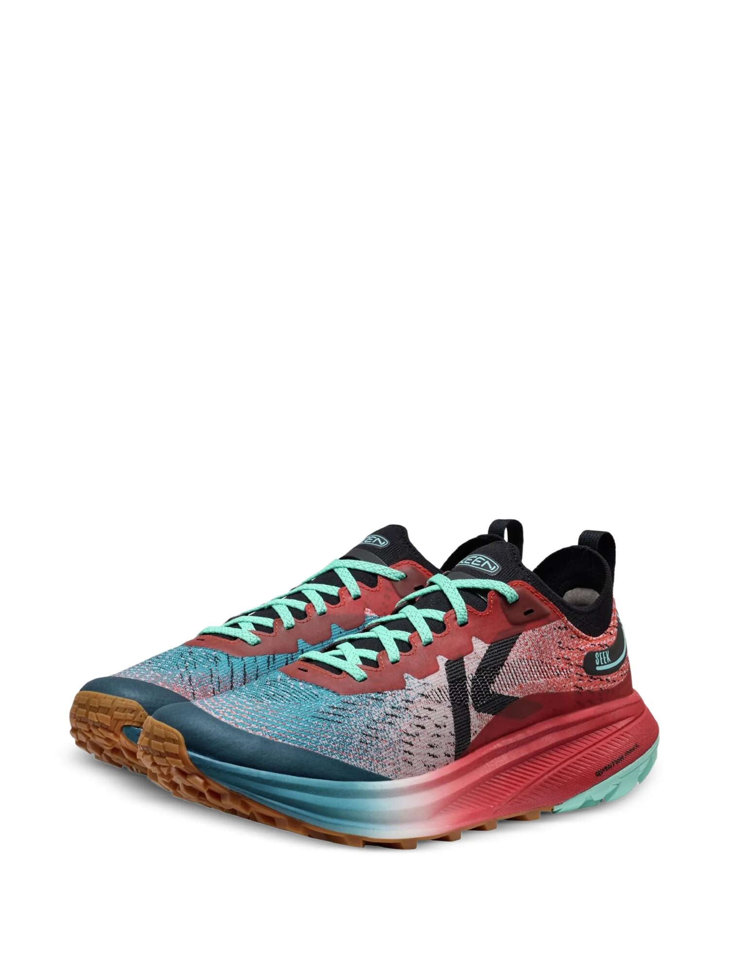 Кроссовки KEEN Seek Trail low-top sneakers, размер 9.5 US, красный — фото 1