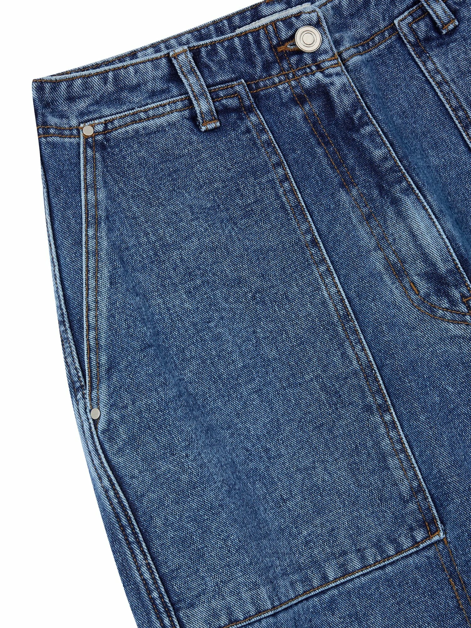 Брюки STUDIO TOMBOY Pocket denim trousers, размер M, синий — фото 1
