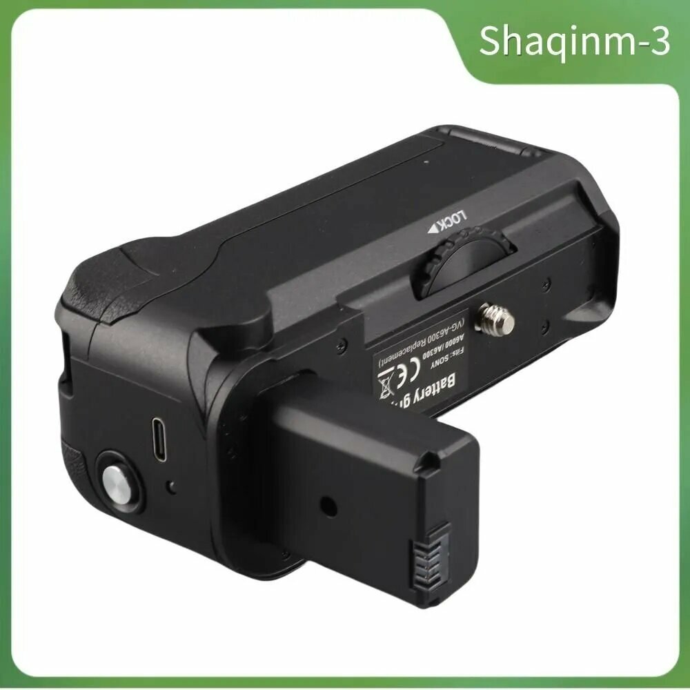 Батарейная ручка, вертикальная, для камер A6000 A6300 A6400 A6100 A6500, удобная для съемки