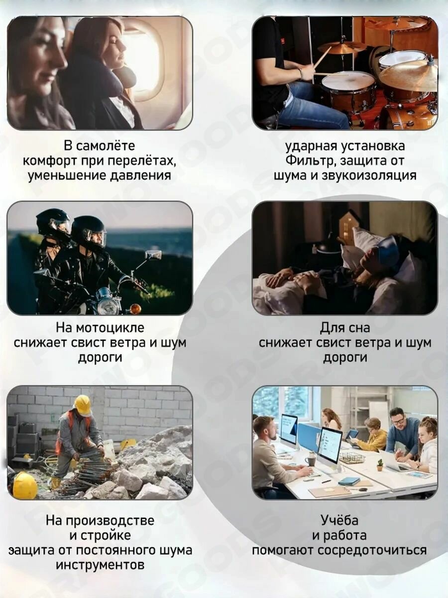 Беруши противошумные — фото 1