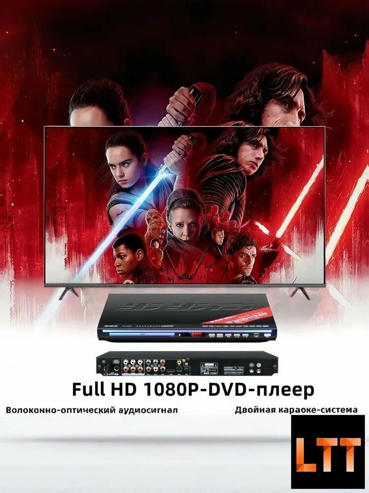 BBK-1080P DVD-плеер HDMI TV , домашний стереопроигрыватель компакт-дисков