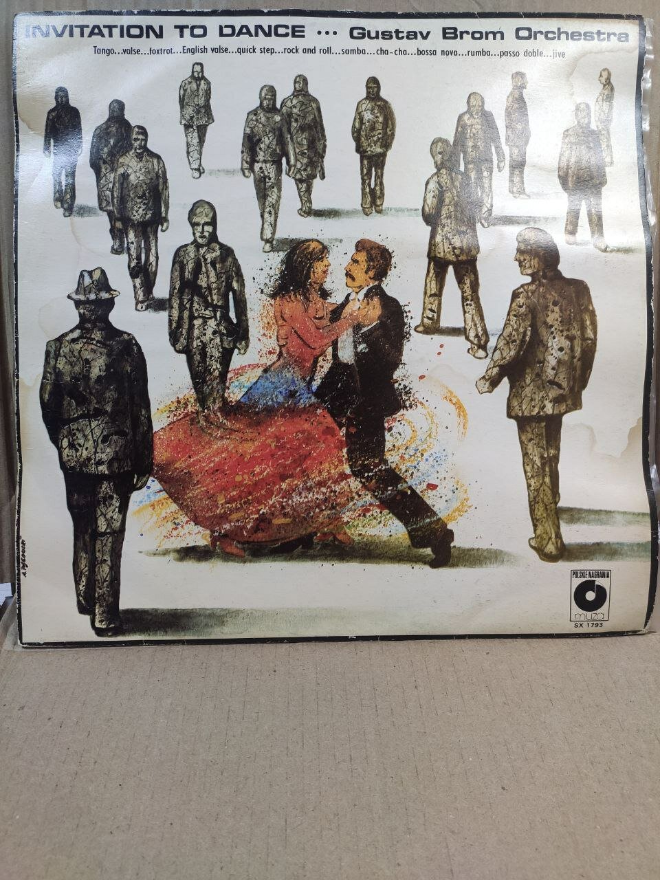 Gustav Brom Orchestra - Invitation To Dance (1LP Muza, Польша, 1979, NM/VG)