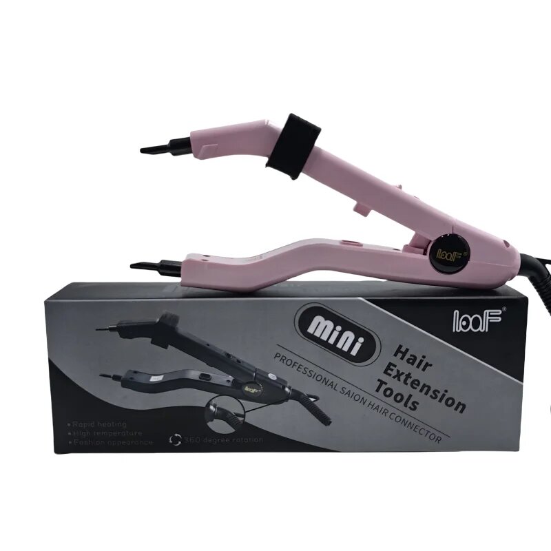 Loof Регулируемые щипцы для наращивания волос Pink A tip