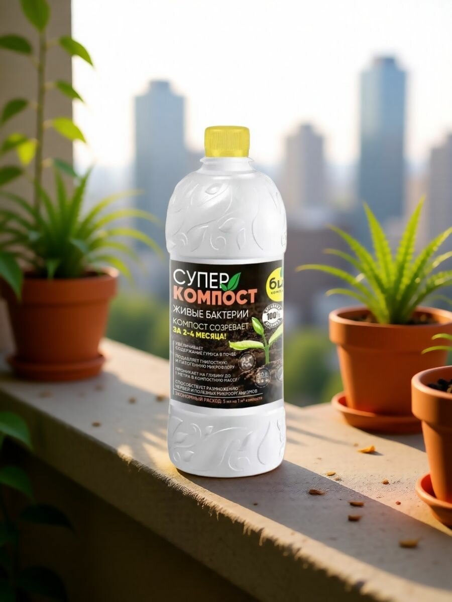 СуперКомпост ускоритель компостирования Био-комплекс, 1 л