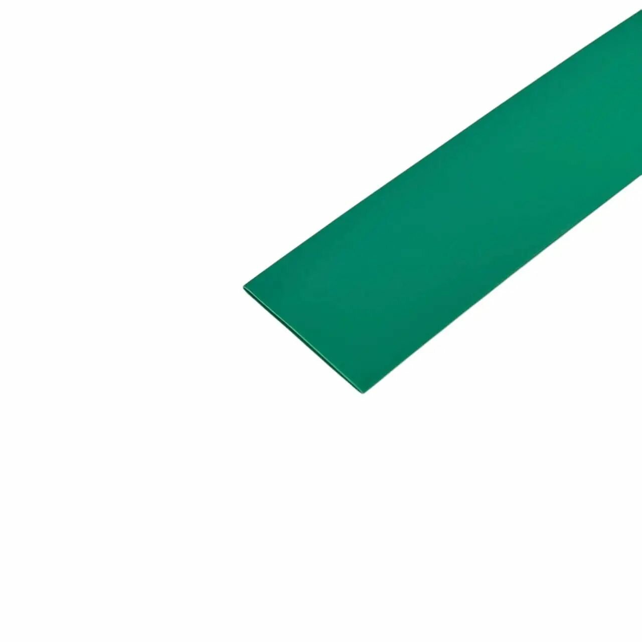Трубка термоусадочная Ф15 зеленая, термоусадка бесклеевая, 1 м